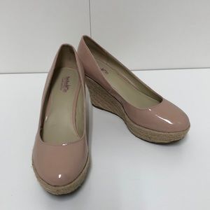 Coach and Four | Shoes | Coach And Four Devona Pink Patent Wedge | Poshmark